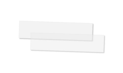 1 x 8 inch Clear Plastic Lexan Insert