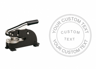 Shiny EH Heavy Duty Long Reach Desk Embosser (Round)