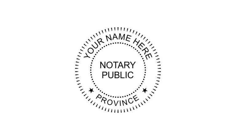Notary Public Rubber Stamps