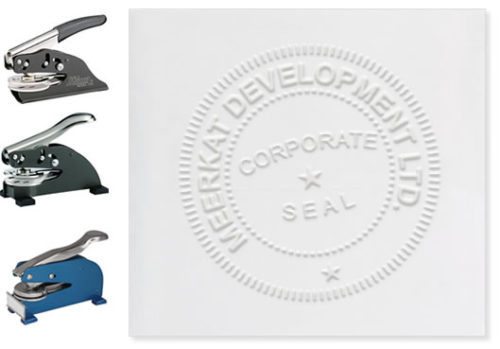 Corporate Seals, Notary Seals, Logo & Stationery Embossers