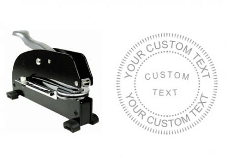 Custom Embossers in various sizes and styles.