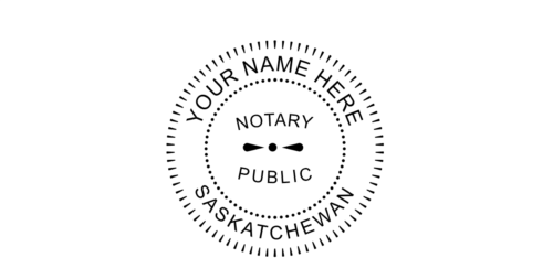 Saskatchewan Notary Public Embossing Seals & Stamps