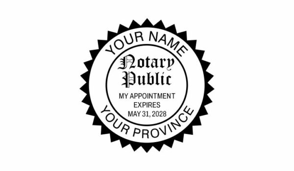 Notary Public Rubber Stamps