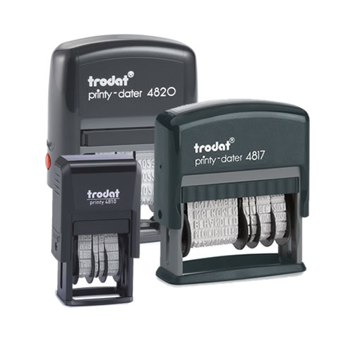 Trodat Printy Self-Inking Date Stamps - Dominion Rubber Stamps & Engraving